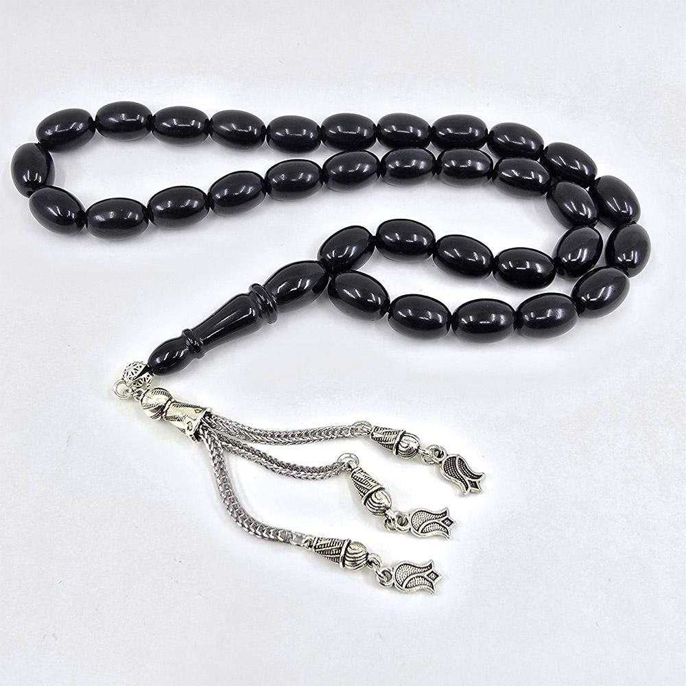 Büyük Boy Sade Beyzi Gürcistan Oltu Tesbih - 457.50 TL + KDV