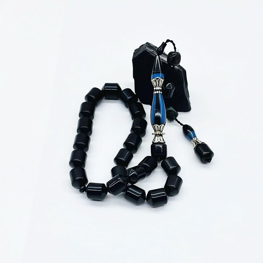 Uçlu Kapsül Model Efe Maskot Oltu Taşı Tesbih